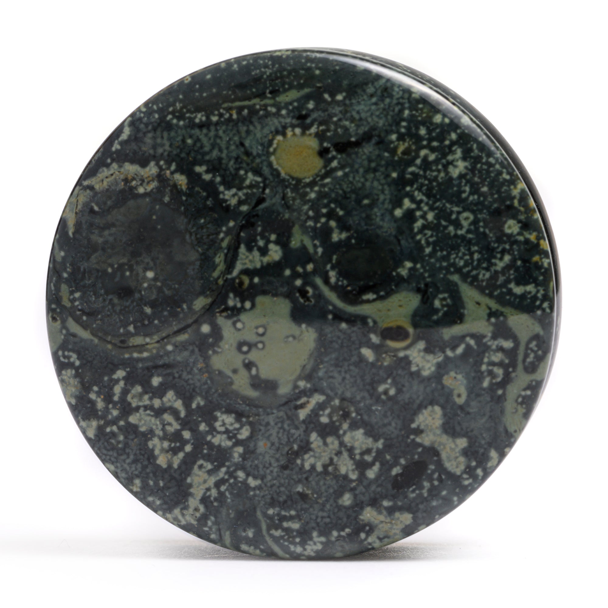 Green Eye Jasper Stone Plug / Gauge – Custom Plugs