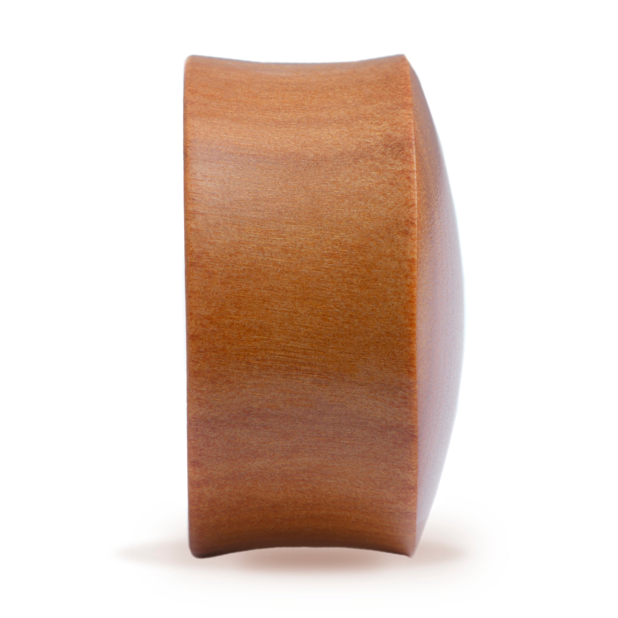 Sad Face Plug / Gauge - Saba Wood | Convex Double Flare – Custom Plugs