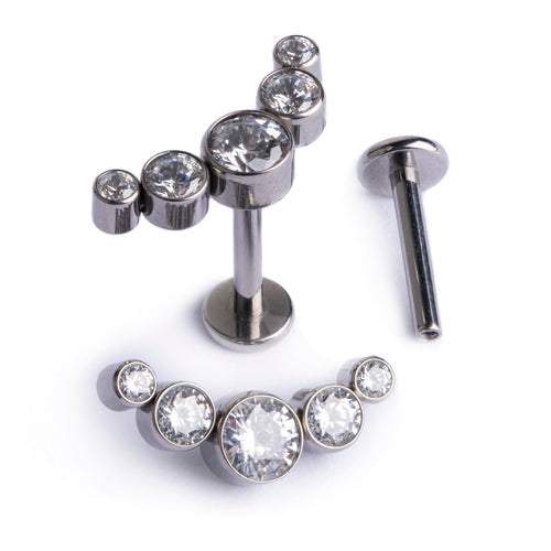 Labret Body Jewellery | Tongue Pillar | Soul Patch Piercing | UK Custom ...